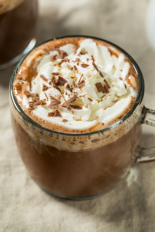 Gourmet Warm Hot Chocolate Cocoa Stock Photo - Image of background ...