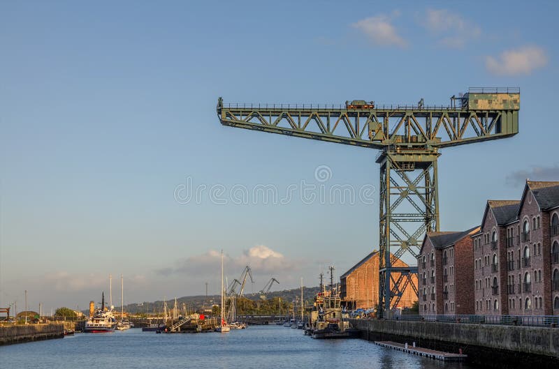 Gourock Docks in Inverclyde Stock Photo - Image of scenic, industrial ...