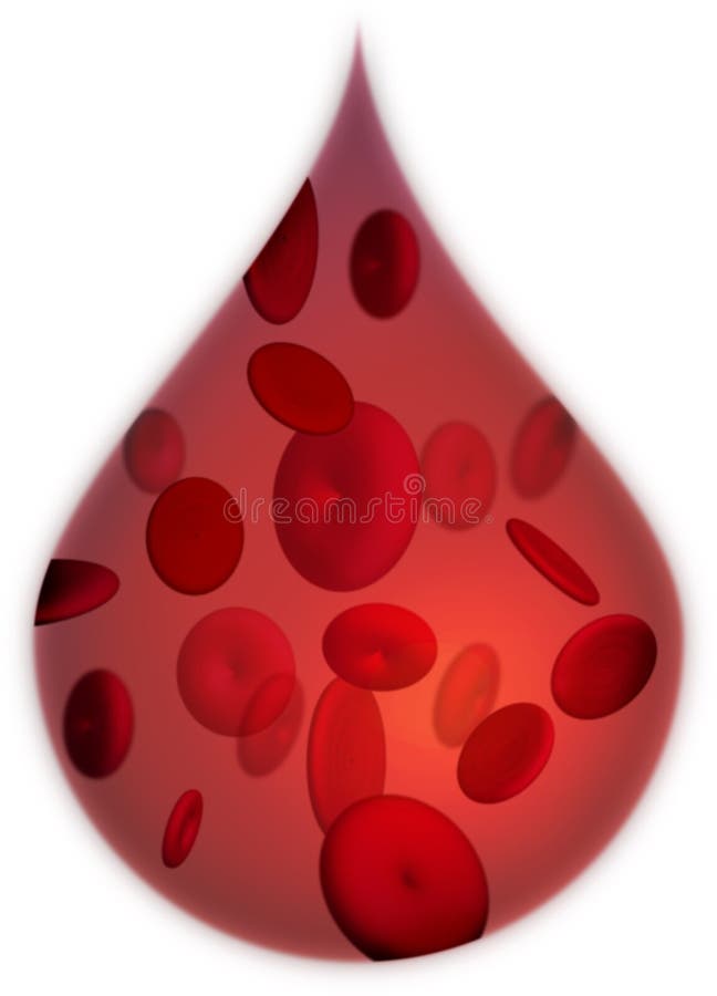 Goutte de sang illustration stock. Illustration du larme - 394586