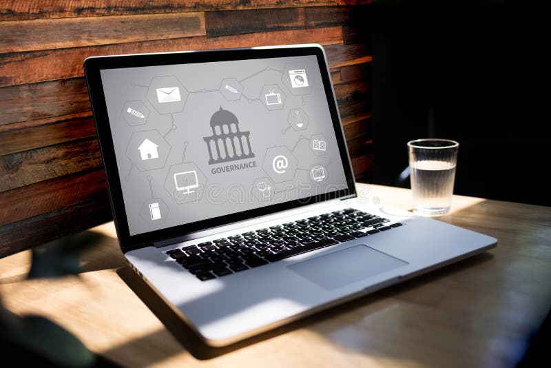 GOVERNANCE and Building, Authority Computing Computer Laptop Wit Stock ...
