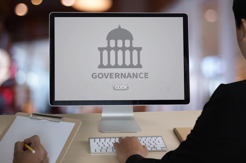 GOVERNANCE and Building, Authority Computing Computer Laptop Wit Stock ...