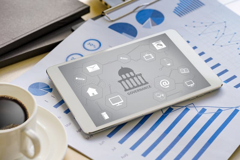 GOVERNANCE and Building, Authority Computing Computer Laptop Wit Stock ...