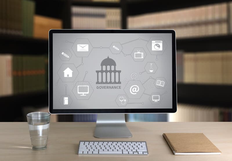 GOVERNANCE and Building, Authority Computing Computer Laptop Wit Stock ...