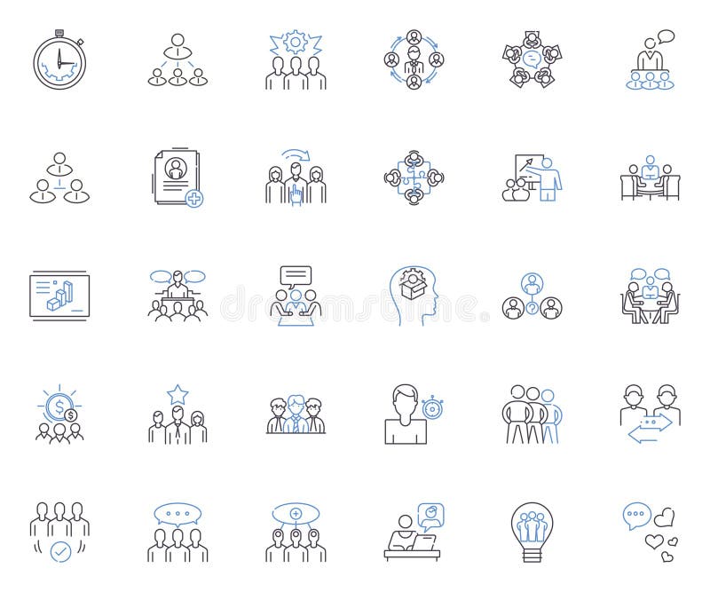 Governance Center Line Icons Collection. Accountability, Transparency ...