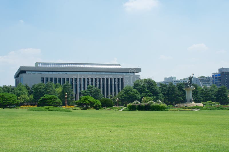 Government Assembly in Seoul in South Korea Stock Image - Image of ...