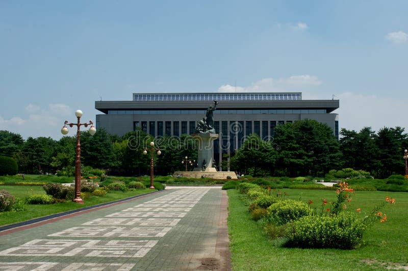 Government Assembly in Seoul in South Korea Stock Image - Image of ...