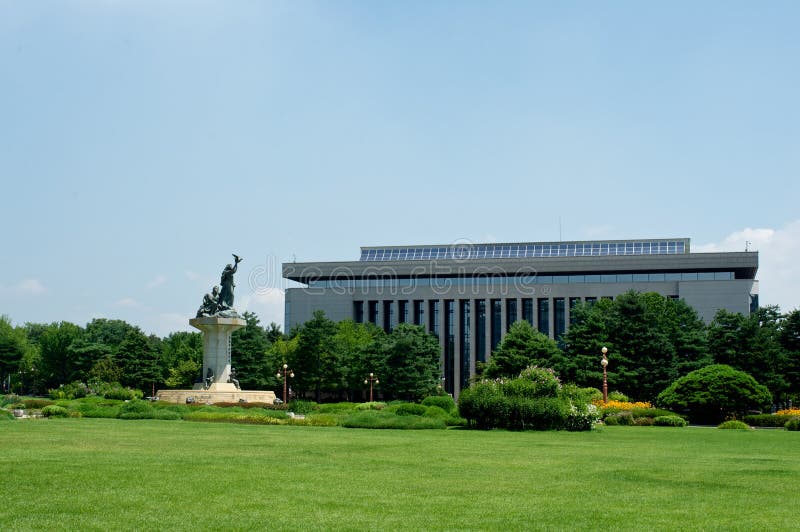 Government Assembly in Seoul in South Korea Stock Image - Image of ...