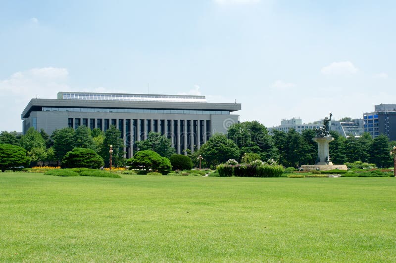 Government Assembly in Seoul in South Korea Stock Image - Image of ...