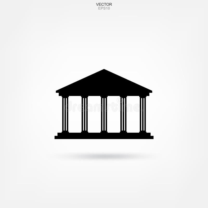 Government Building Icon. Architectural Sign and Symbol. Vector. Stock ...