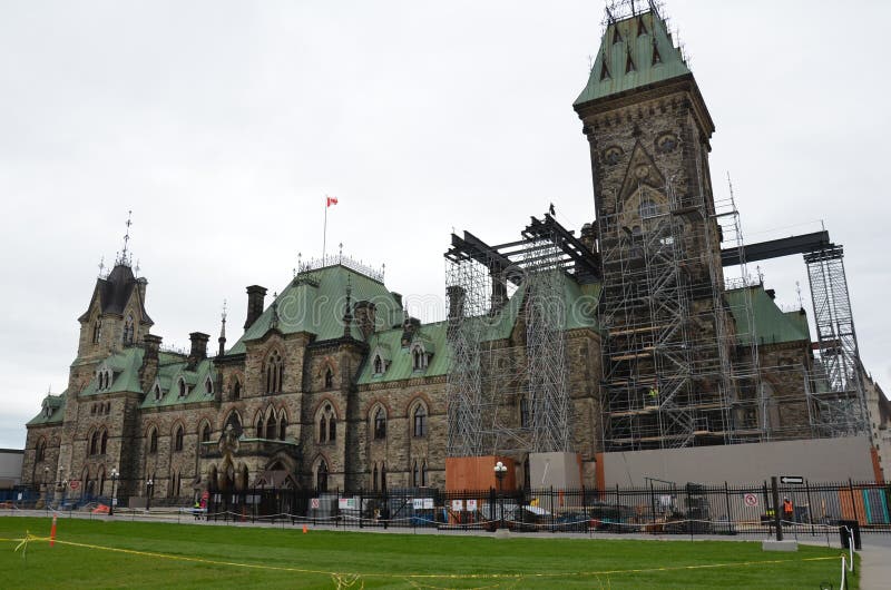 Government Building in Ottawa Canada Under Construction Editorial Image ...