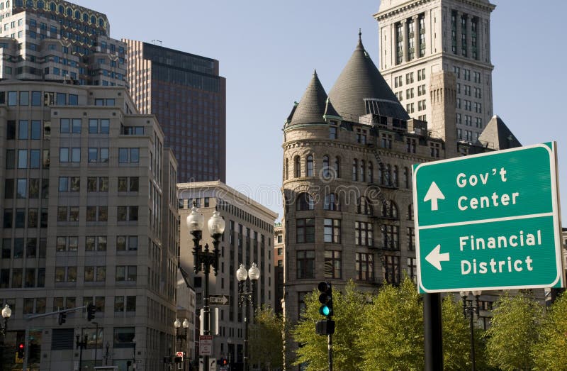 Government Center in Boston Stock Photo - Image of city, financial ...