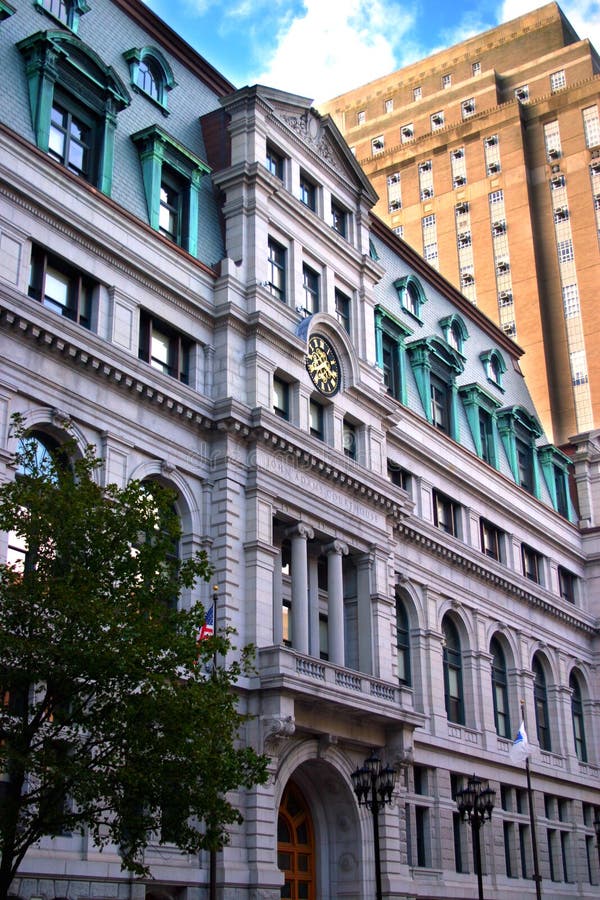 Government Center, Boston stock image. Image of steeple - 2318767