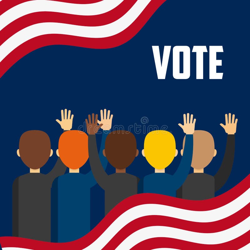 Government Elections Design Stock Illustration - Illustration of people ...
