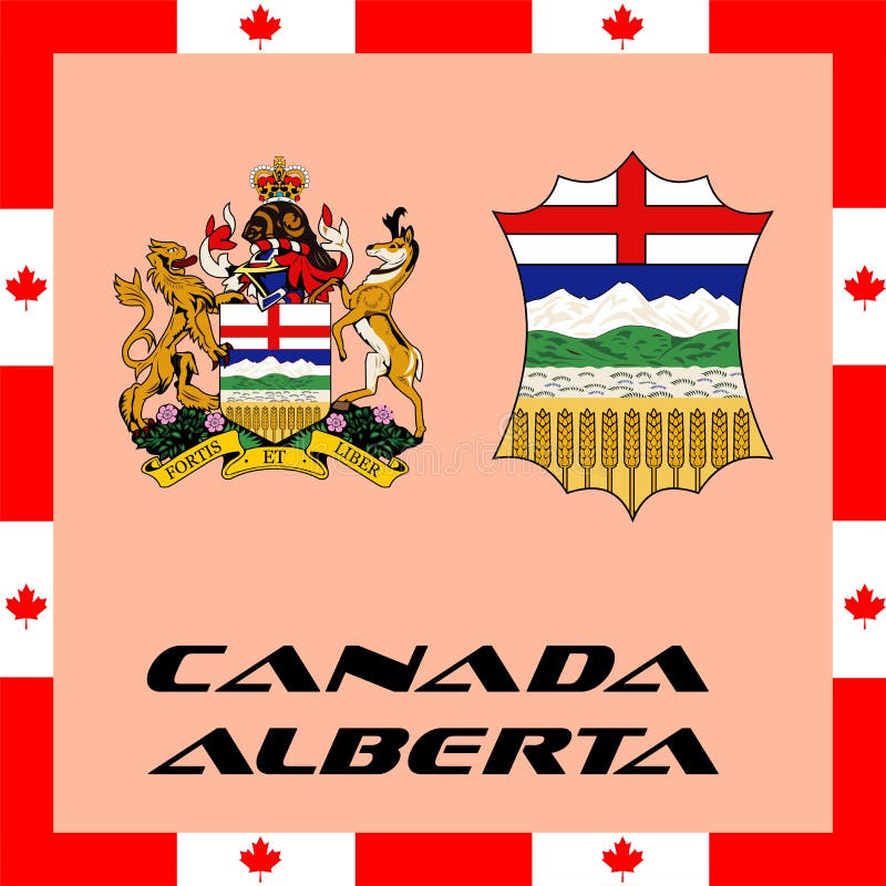 Government Elements of Canada - Alberta Stock Illustration ...