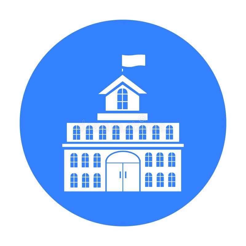 Government Building Icon 5,366 Cross On Government Building