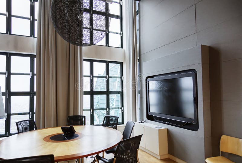 Government Office , Modern Interior Stock Image - Image of computer ...