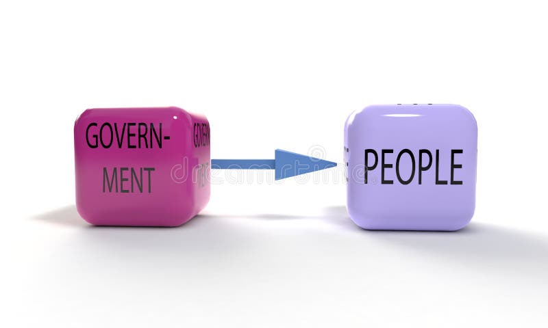 Government and People Symbole, 3d Stock Illustration - Illustration of ...