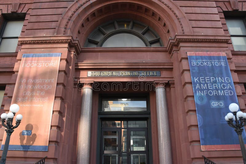 Government Printing Office in Washington, DC Editorial Stock Image ...