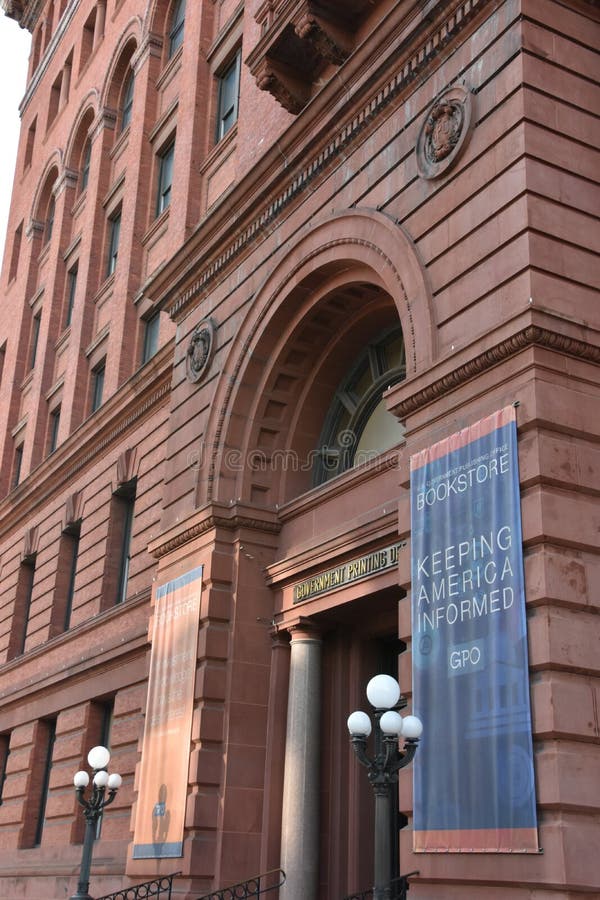 Government Printing Office in Washington, DC Editorial Stock Image ...