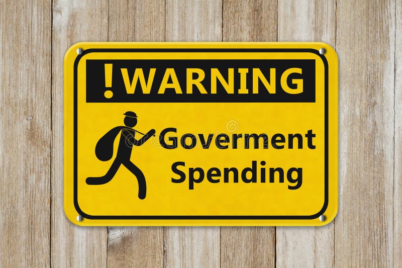 Government Spending Warning Thief Sign Stock Photos - Free & Royalty ...