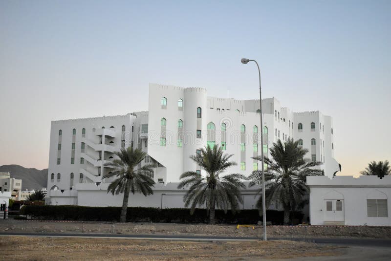 Government White Building in Muscat City. Muscat, Oman: 27-01-2021 ...