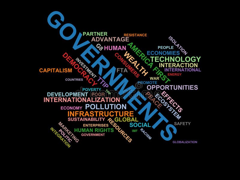 GOVERNMENTS - Word Cloud Wordcloud - Terms from the Globalization ...