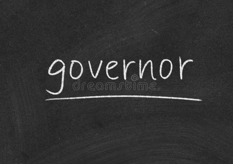Governor stock illustration. Illustration of text, word - 165345245