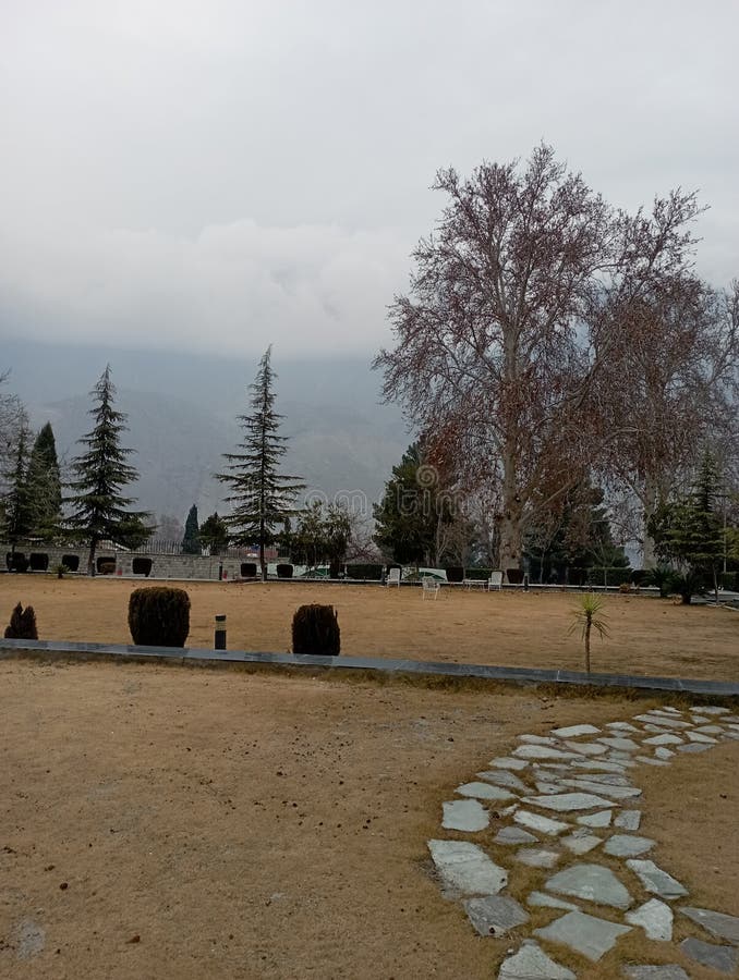 The Governor House Gilgit Baltistan Stock Image - Image of plant ...