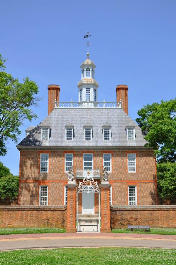 Governor S Palace, Williamsburg Editorial Stock Photo - Image of green ...