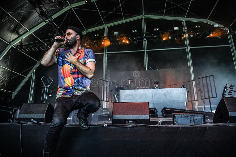 Flight Facilities in Concert at Governors Ball Editorial Photography ...