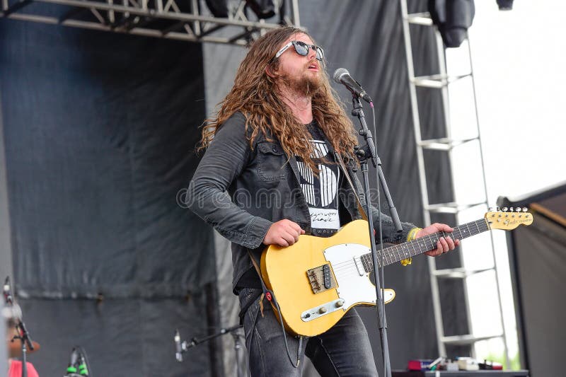 J Roddy Walston in Concert at Governors Ball Editorial Stock Image ...