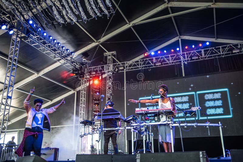 Governors Ball - the Knocks in Concert Editorial Image - Image of ...