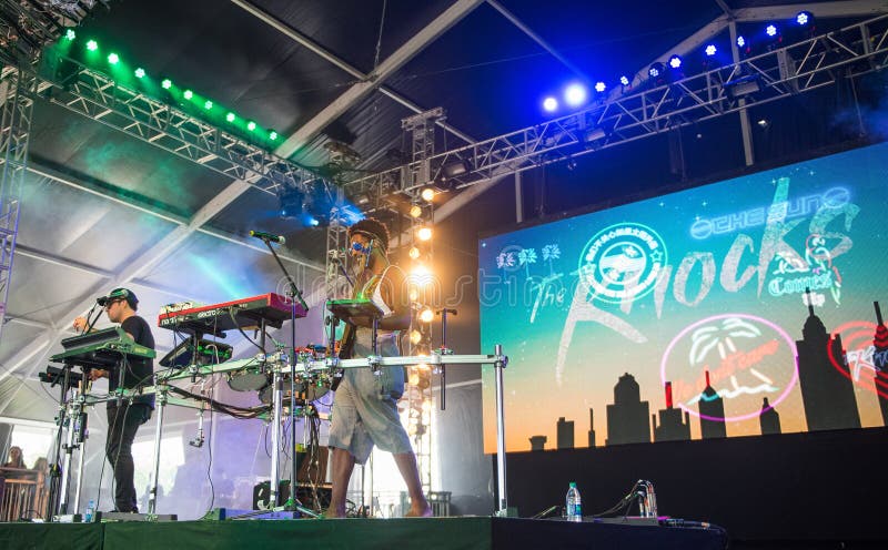 The Knocks in Concert at Governors Ball Editorial Stock Photo - Image ...