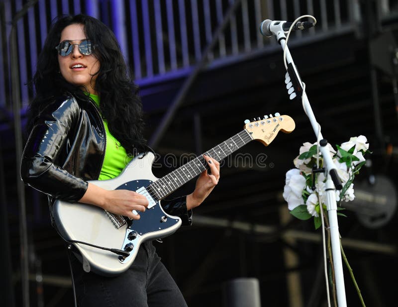 Muna in Concert at Governors Ball Editorial Stock Photo - Image of band ...