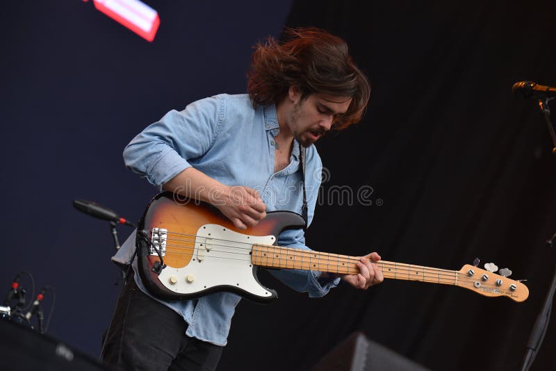 Parquet Courts in Concert at Governors Ball Editorial Photo - Image of ...