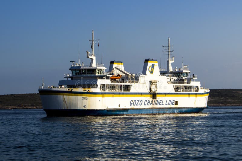 Preparing the Gozo Ferry at Malta Ferry Terminal - MALTA, MALTA - MARCH ...