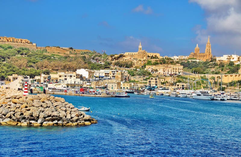 Gozo Island, Malta stock photo. Image of mediterranean - 154508658