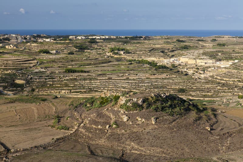 Gozo Landscape stock photo. Image of field, landscape - 28838896