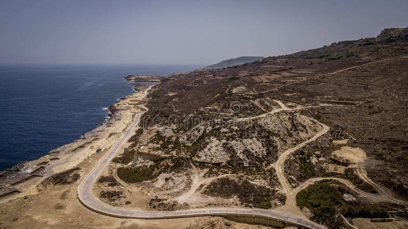 Gozo Malta aerial view stock photo. Image of malta, aerial - 132715488
