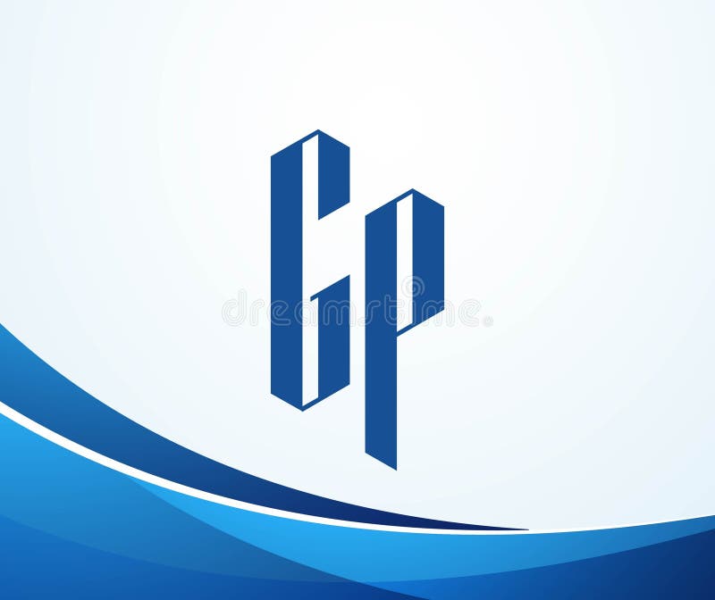 GP Alphabet Letter Logo Design Template Elements Stock Vector ...