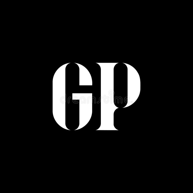 GP G P Letter Logo Design. Initial Letter GP Uppercase Monogram Logo ...
