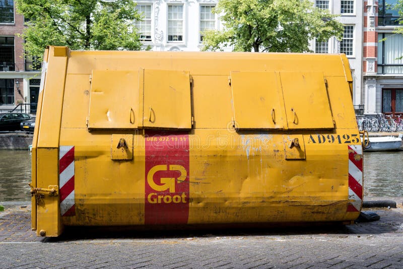 GP Groot Roll-off Container Editorial Photography - Image of recycling ...