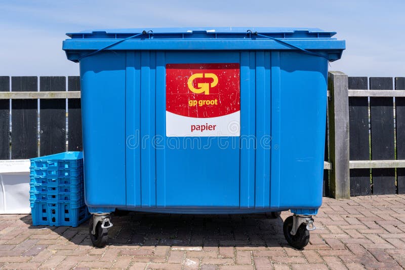 Gp groot waste container editorial stock image. Image of container ...
