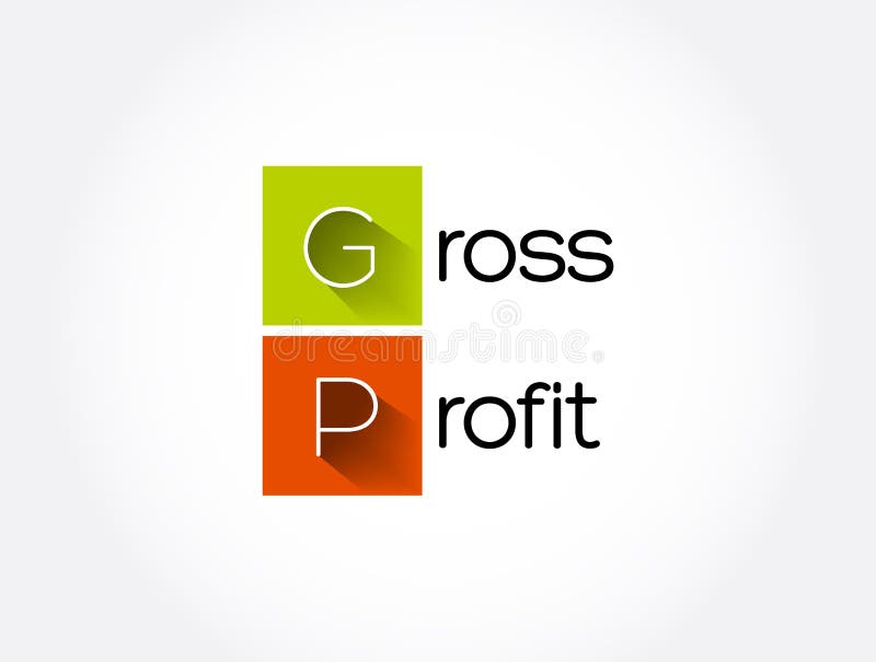 GP - Gross Profit Acronym, Business Concept Background Stock ...