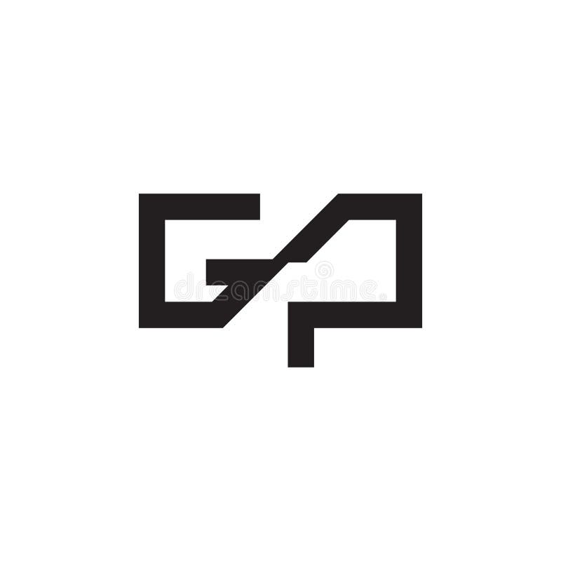 Gp Initial Letter Vector Logo Icon Stock Vector - Illustration of ...