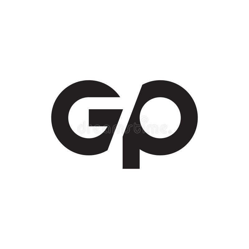 Gp Initial Letter Vector Logo Icon Stock Vector - Illustration of ...