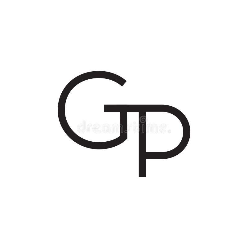 Gp Initial Letter Vector Logo Icon Stock Vector - Illustration of ...