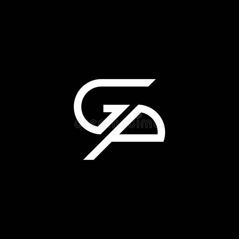 GP Letter Logo Creative Design with Vector Graphic, Stock Vector ...