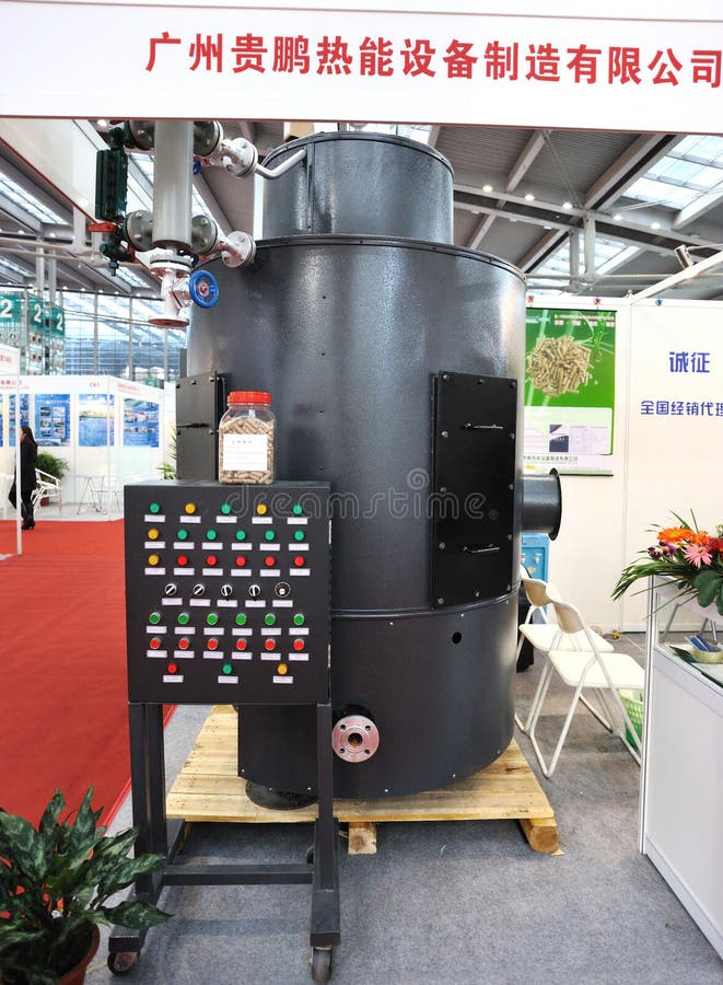 Gpboiler equipment company editorial stock image. Image of expo - 22327054