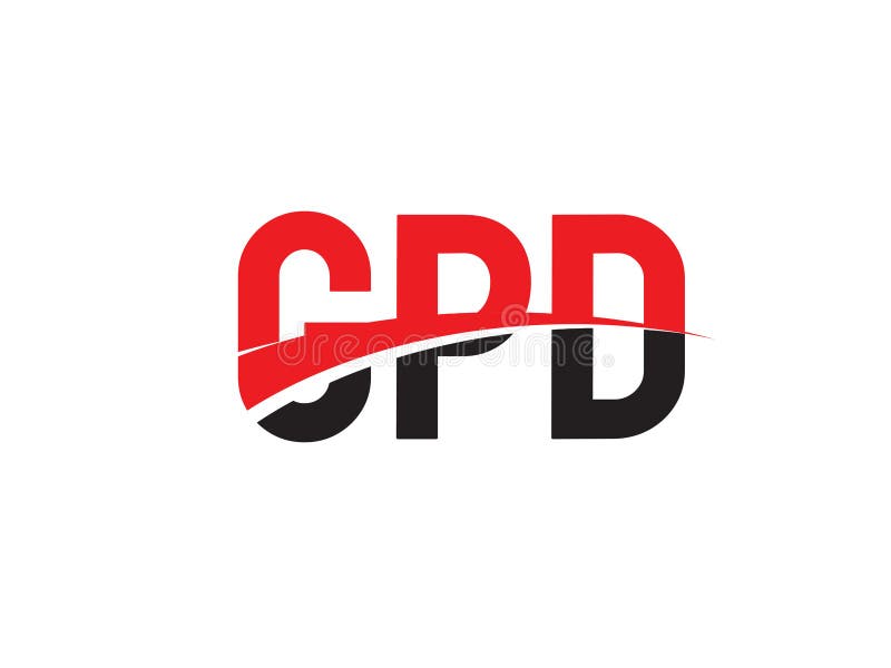 GPD Letter Initial Logo Design Vector Illustration Stock Vector ...